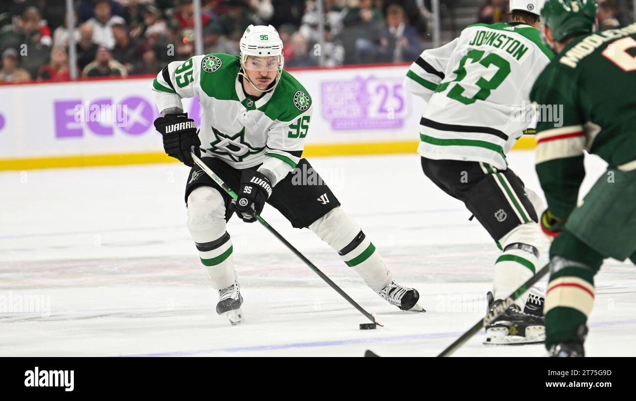 Dallas Stars center Matt Duchene in action against the Minnesota Wild ...