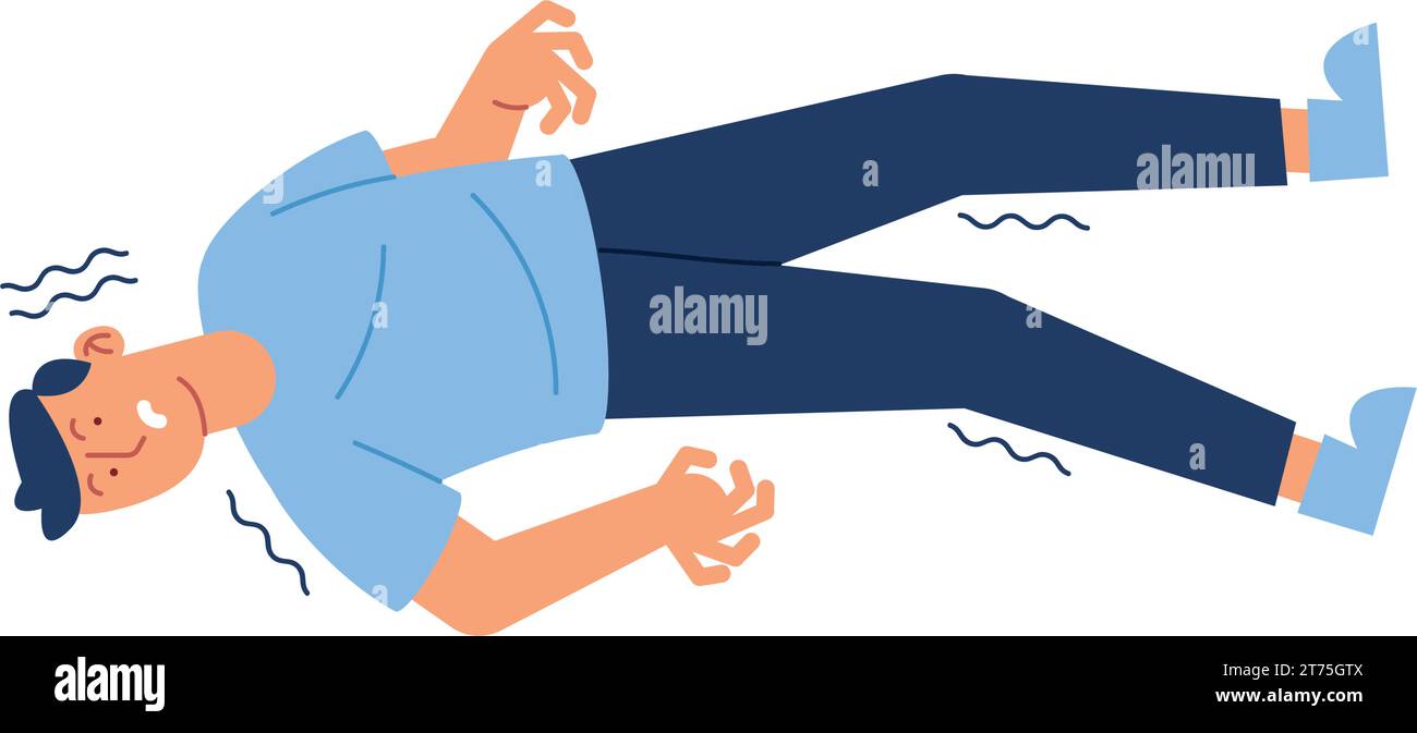 epilepsy boy illustration Stock Vector Image & Art - Alamy