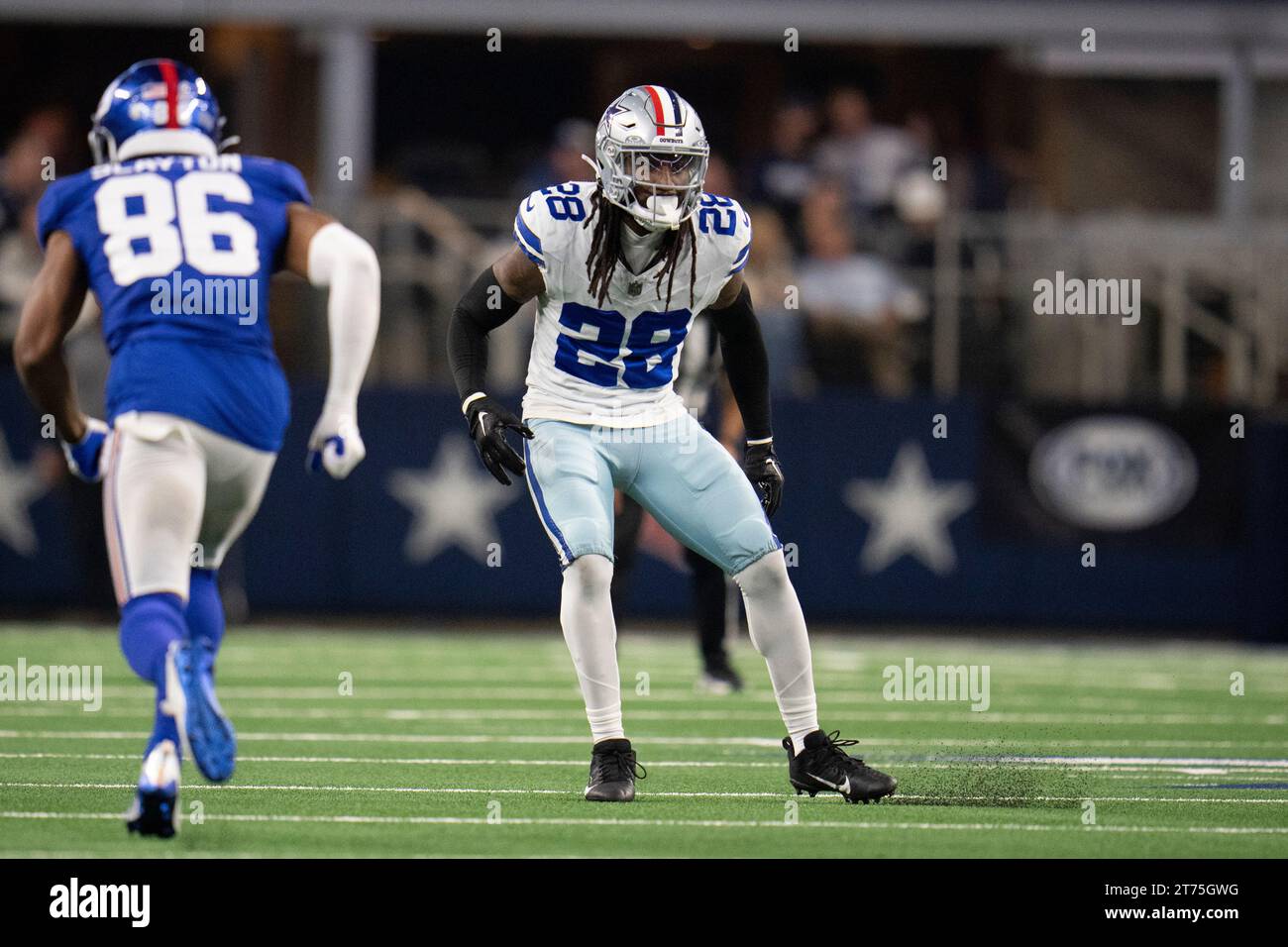 Dallas Cowboys safety Malik Hooker defends during the second half of an ...