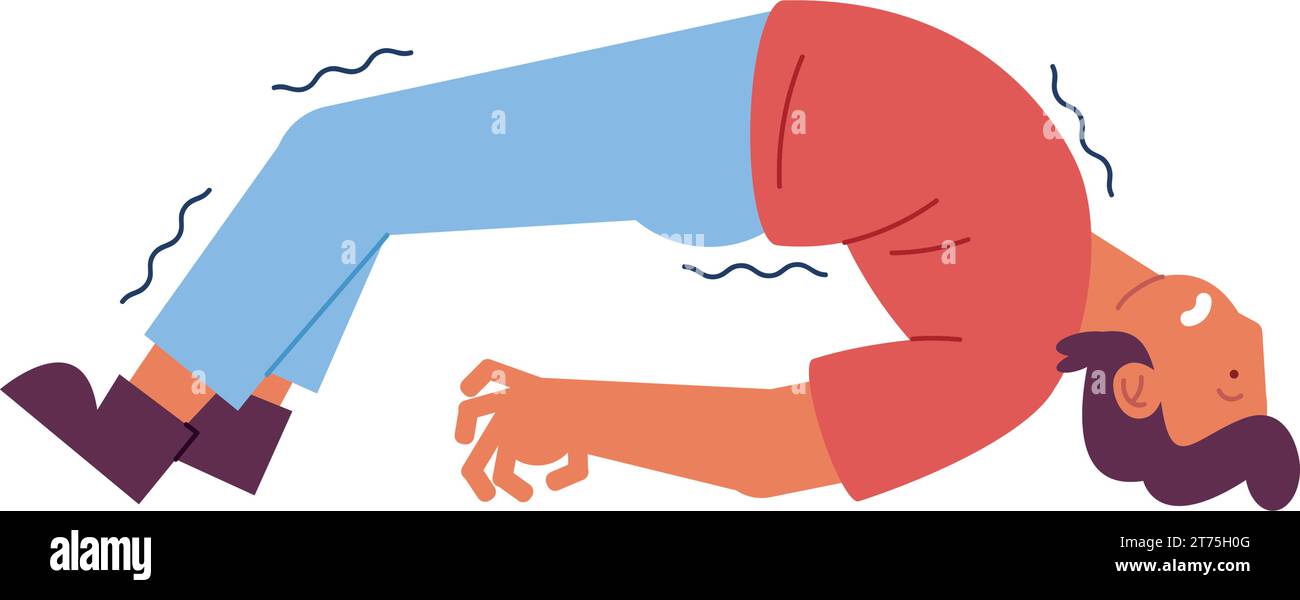 Epileptic man Stock Vector Images - Alamy