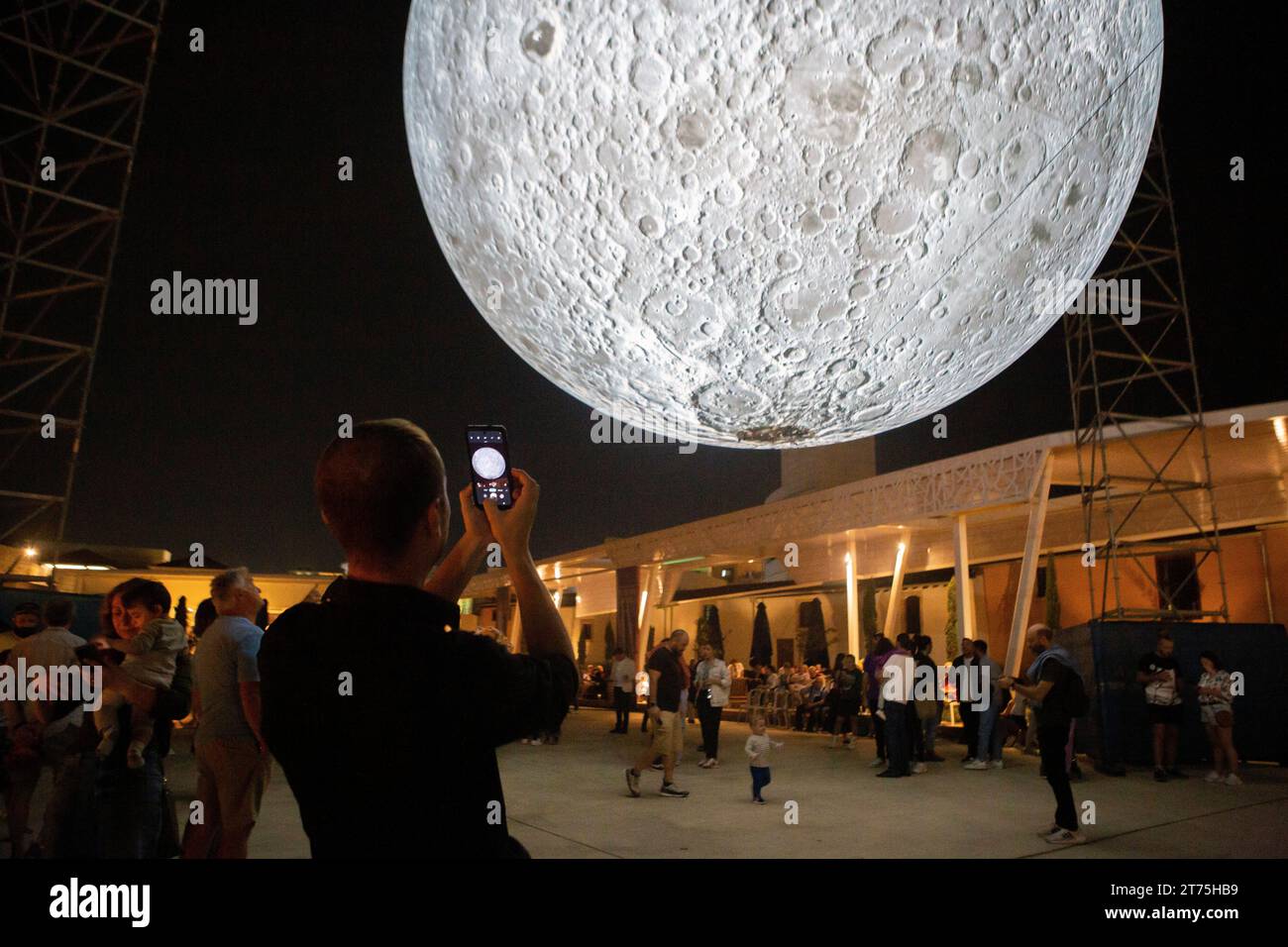 The moon at a meter hi-res stock photography and images - Alamy