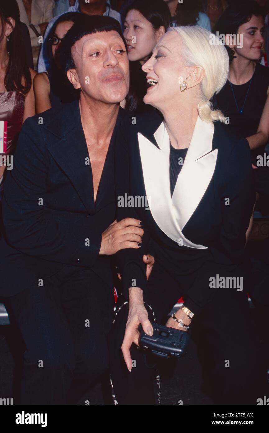 Joey Arias and Carmen Dell'Orefice attend NYC 2000 Millennium Fashion ...
