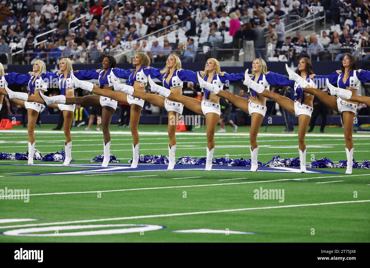Arlington,TX USA: The Dallas Cowboys cheerleaders perform during an NFL ...