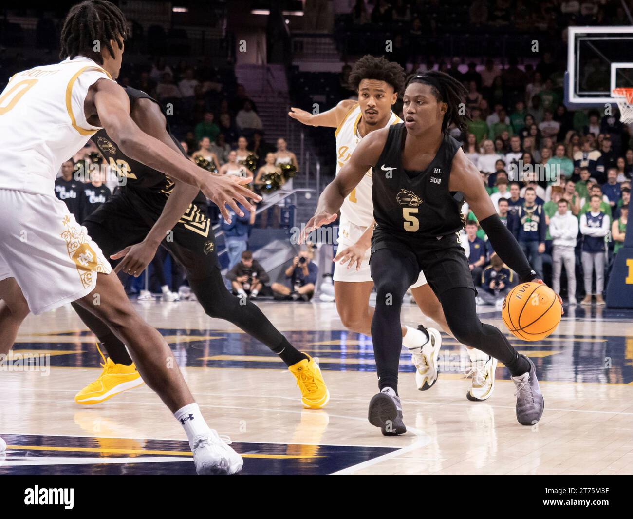 SOUTH BEND, IN - NOVEMBER 11: Western Carolina Catamounts guard DJ ...