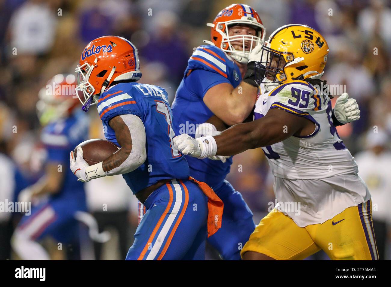 Baton Rouge, LA, USA. 11th Nov, 2023. Florida running back Trevor ...
