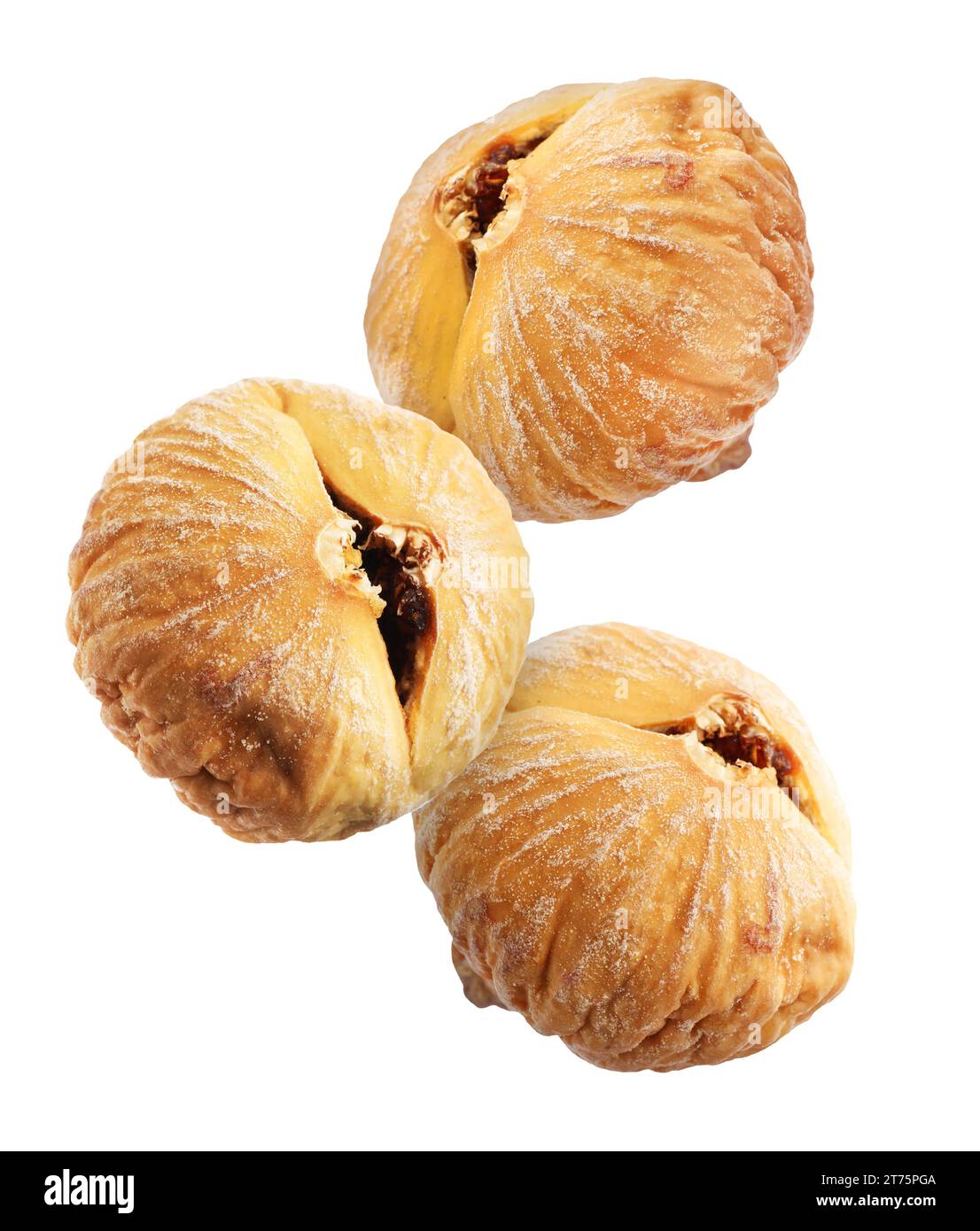 Dried figs falling on white background. Exotic fruit Stock Photo - Alamy