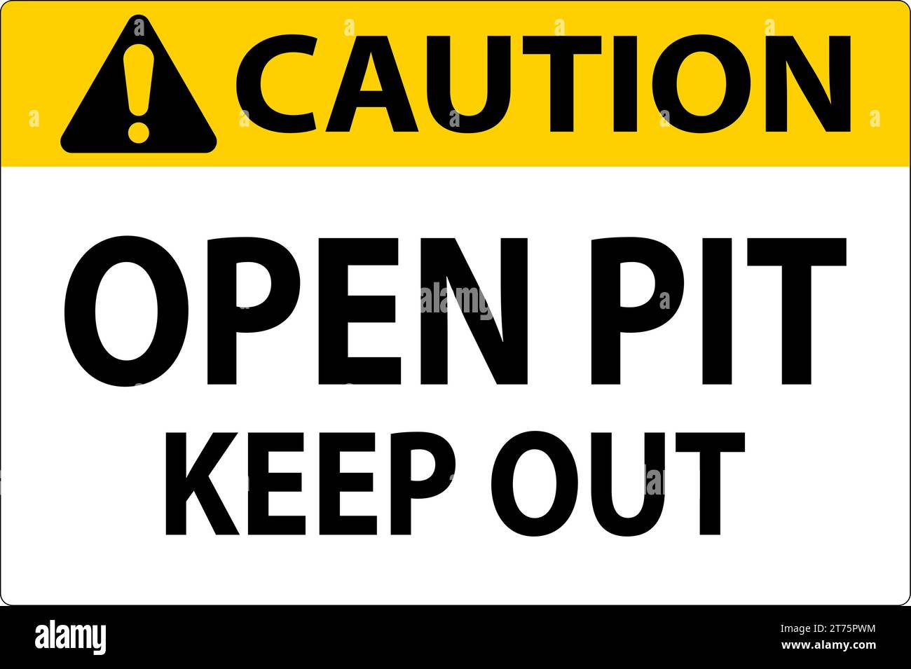 Mine open pit Stock Vector Images - Alamy