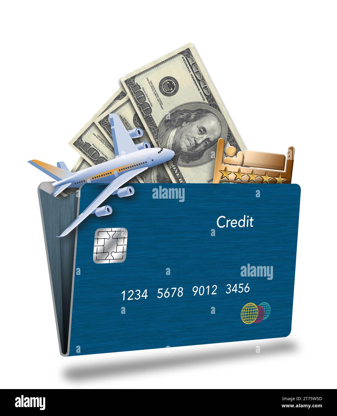 A credit that is also an expandable folder contains all you need for ...