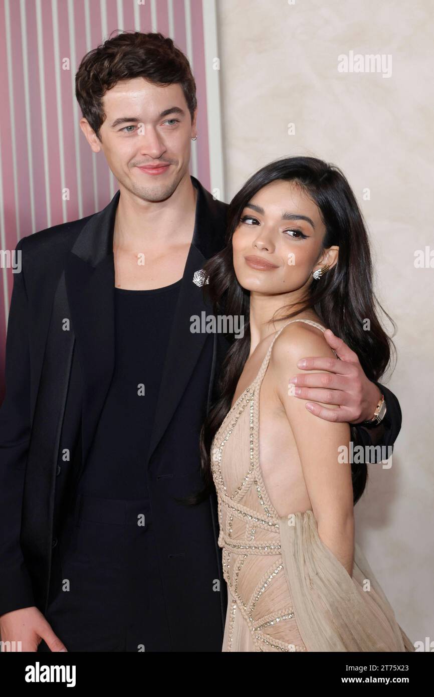 HOLLYWOOD, CA - NOVEMBER 13: Tom Bluth and Rachel Zegler at the LA ...