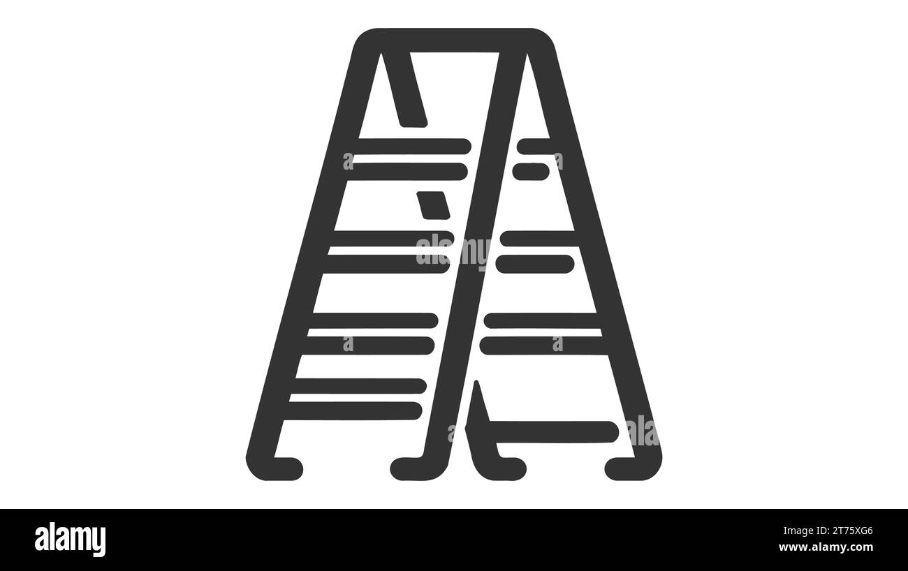 ladder icon vector design element logo template Stock Vector Image ...