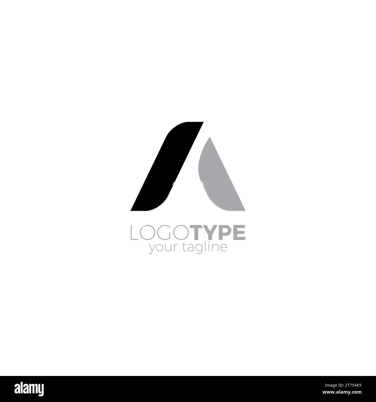Letter a elegant logo Stock Vector Images - Alamy