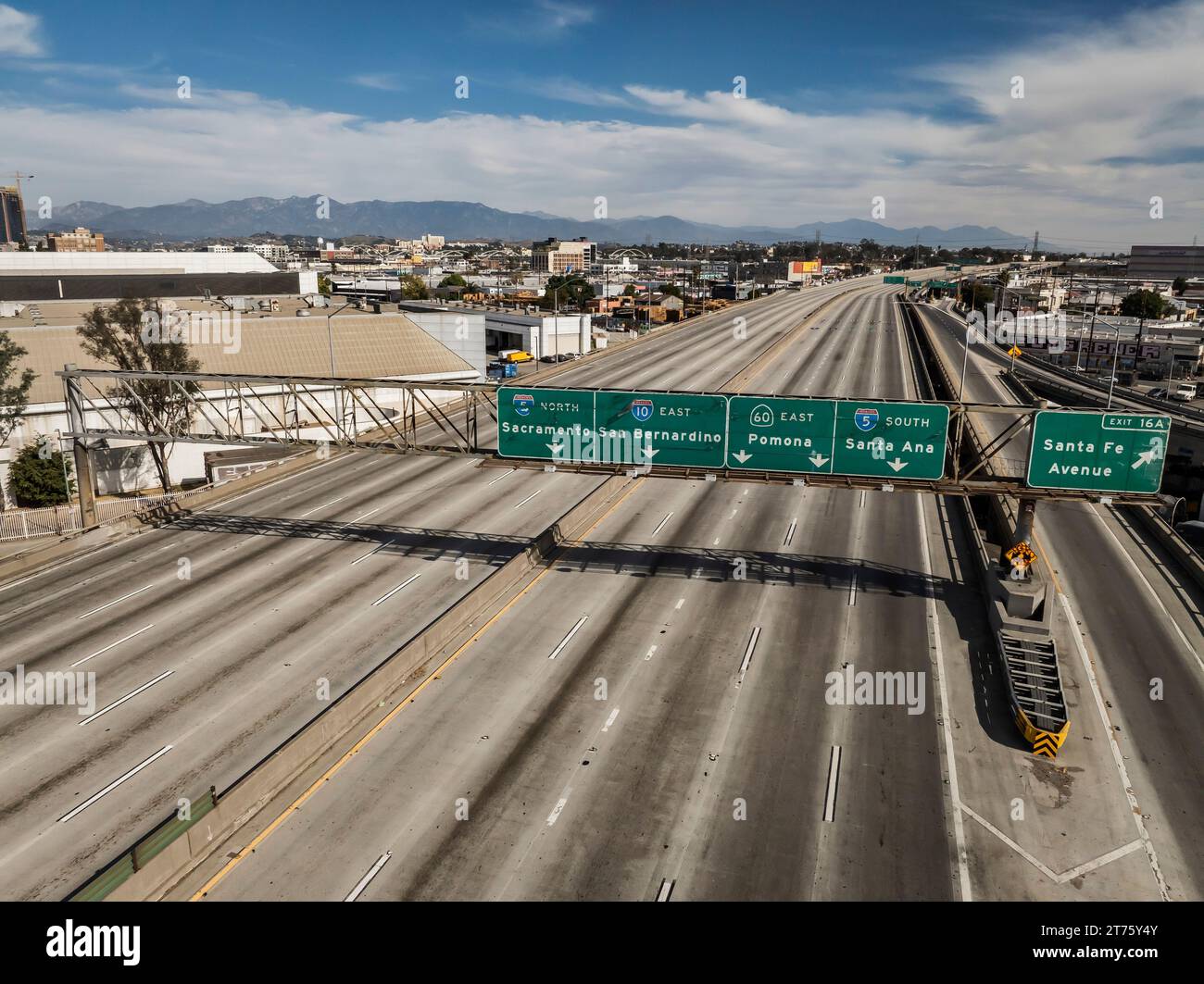 10 freeway i 10 los angeles ca hi-res stock photography and images - Alamy