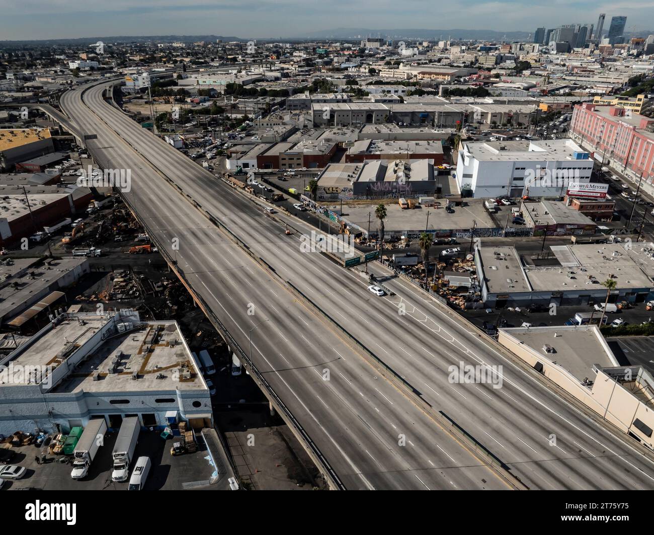 Interstate 10 freeway i 10 los angeles ca hi-res stock photography and ...