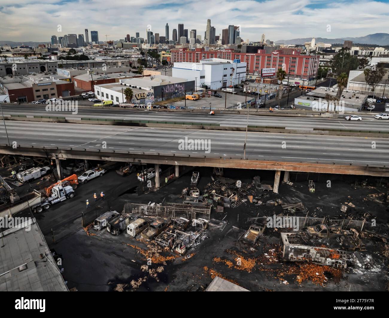 10 freeway i 10 los angeles ca hi-res stock photography and images - Alamy
