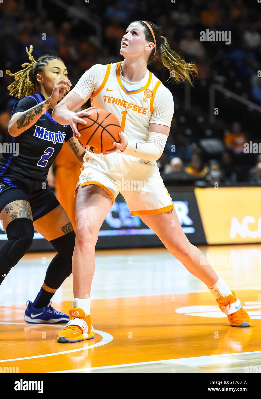 KNOXVILLE, TN - NOVEMBER 13: Tennessee Lady Vols guard Sara Puckett (1 ...