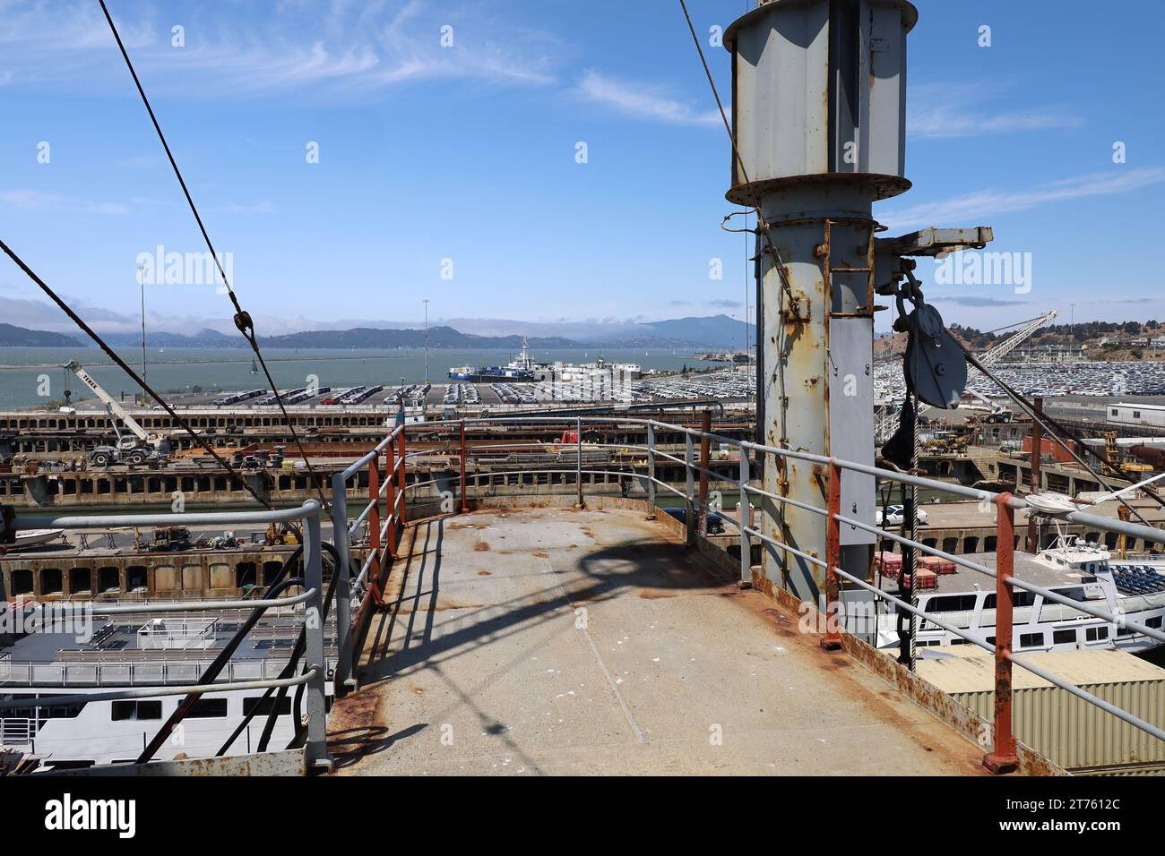 USS Red oak victory in Richmond California Stock Photo - Alamy
