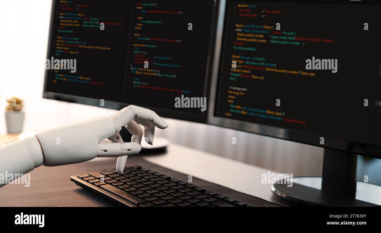 Generative ai technology code hi-res stock photography and images - Alamy