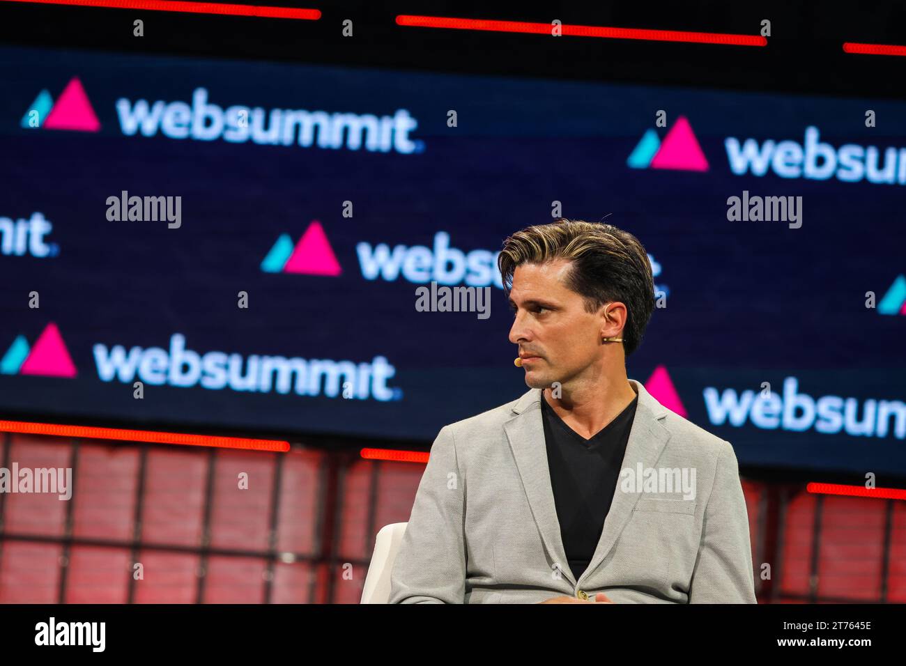 Lisbon, Portugal. 13th Nov, 2023. Vasco Pedro - Co-founder & CEO, at ...
