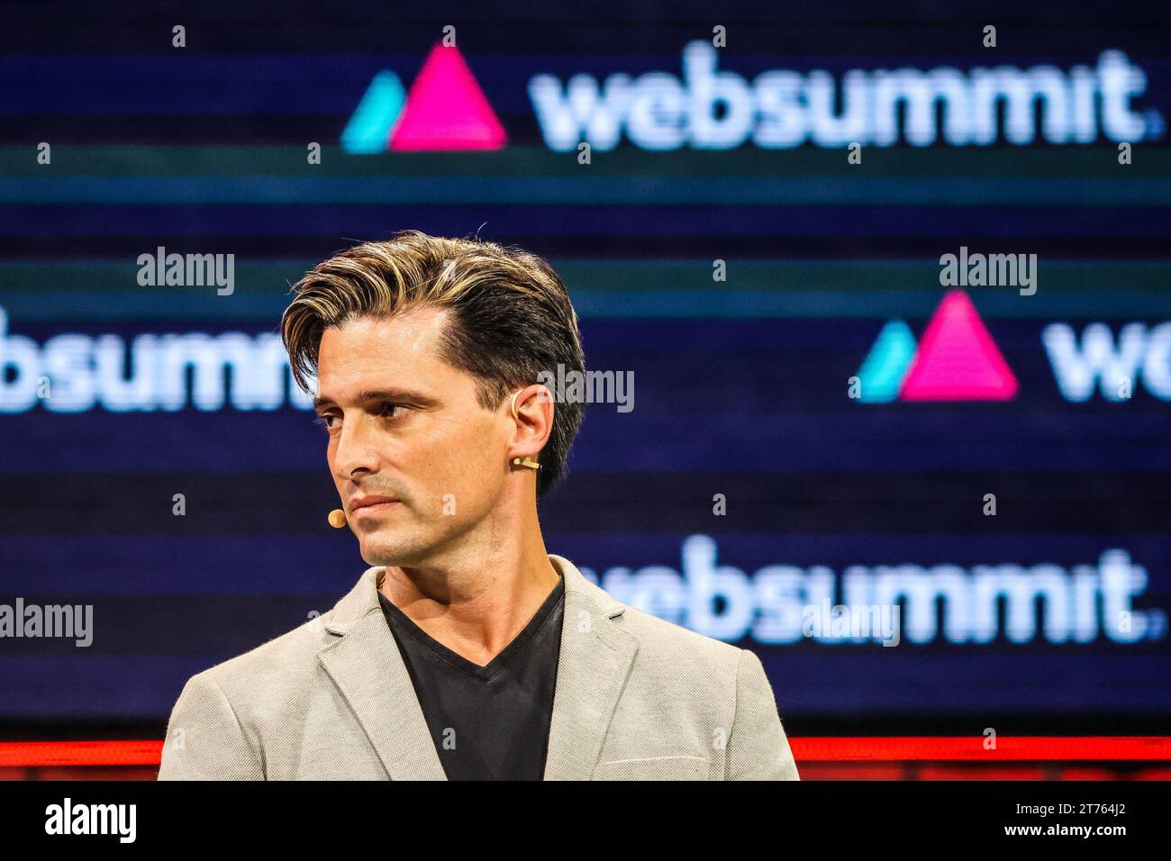 Lisbon, Portugal. 13th Nov, 2023. Vasco Pedro - Co-founder & CEO, at ...