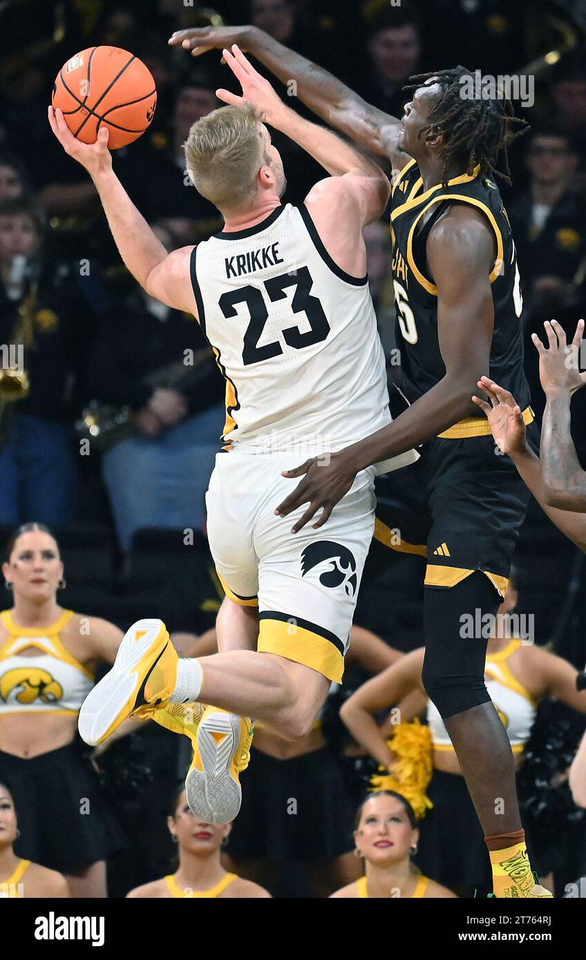 IOWA CITY, IA - NOVEMBER 10: Alabama State guard Kendal Parker (5 ...
