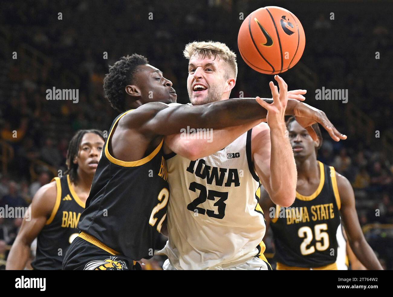 IOWA CITY, IA - NOVEMBER 10: Alabama State guard TJ Madlock (20) and ...