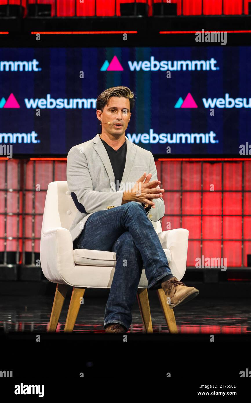 Lisbon, Portugal. 13th Nov, 2023. Vasco Pedro - Co-founder & CEO, at ...