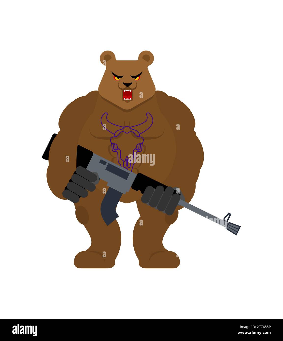 Gun gangsta gangster mafia Stock Vector Images - Alamy