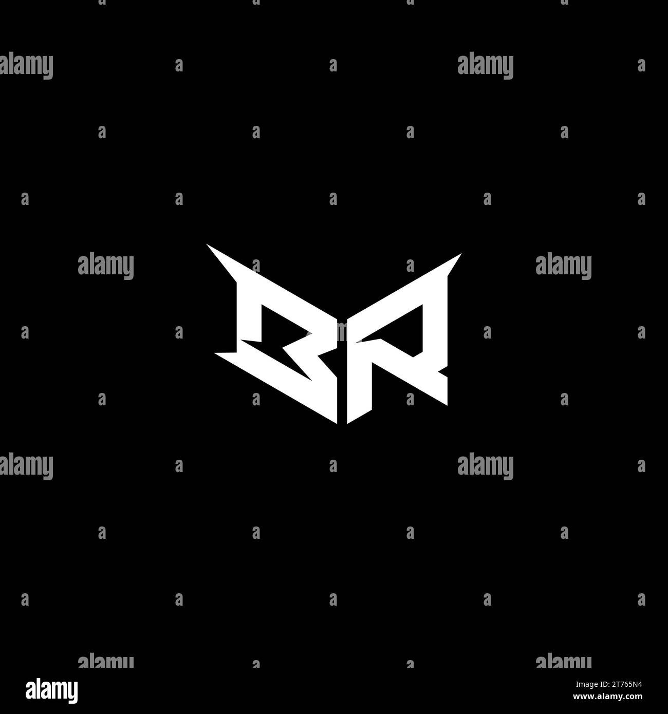 Br gaming logo Black and White Stock Photos & Images - Alamy