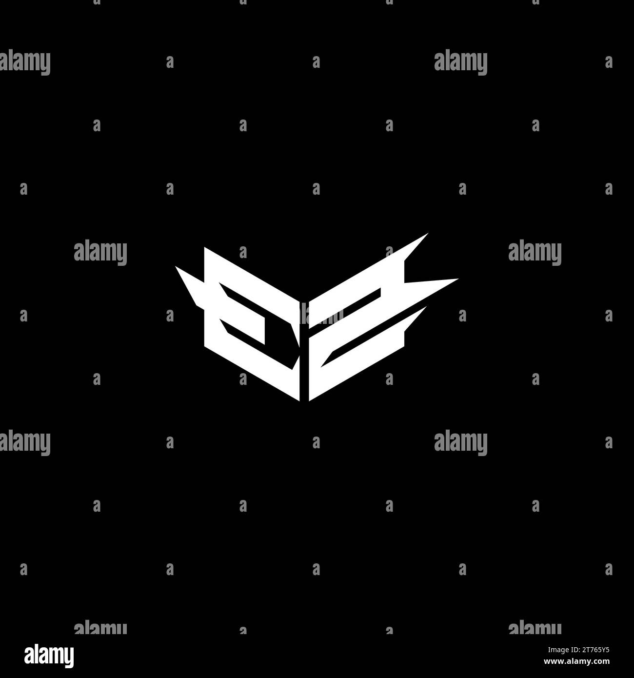 EZ Premium emblem logo initial esport and gaming design concept Stock Vector Image & Art - Alamy