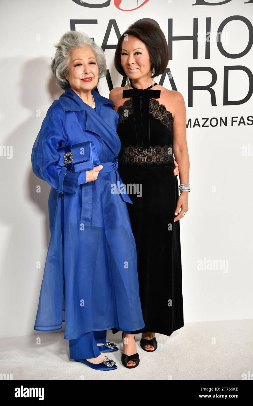 Kim Cho, left, and Alina Cho attend the CFDA Fashion Awards at the American Museum of Natural ...