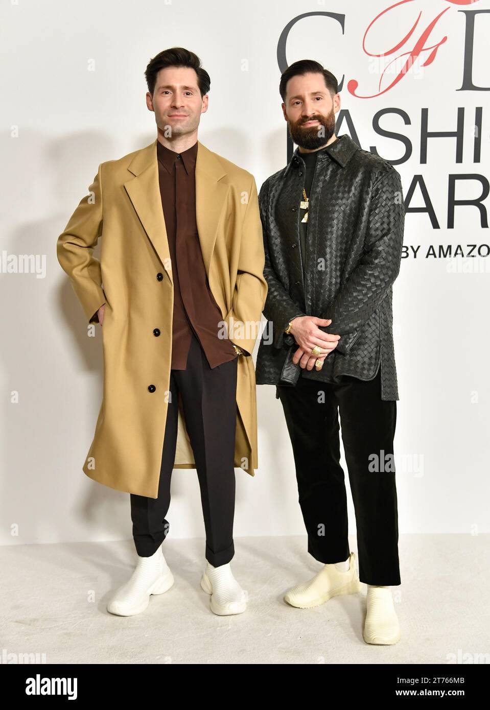 Ryan Goldston, left, and Adam Goldston attend the CFDA Fashion Awards ...