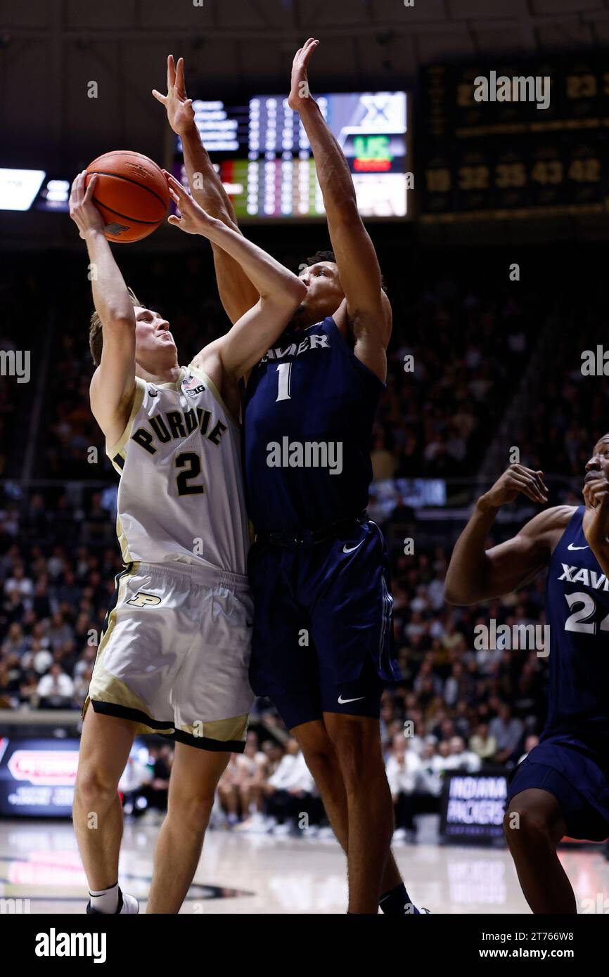 WEST LAFAYETTE, IN - NOVEMBER 13: Purdue Boilermakers forward Caleb ...