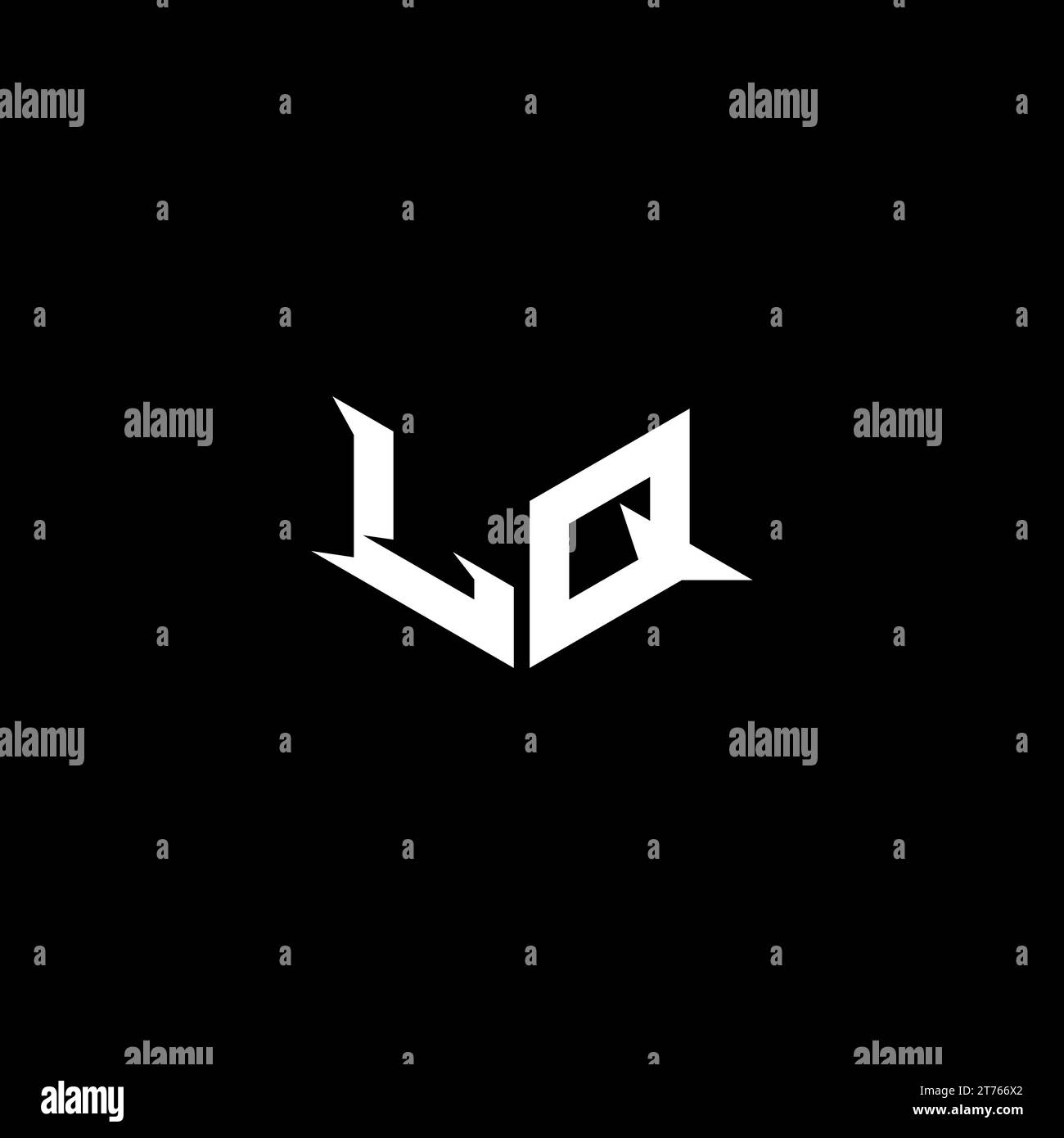 Lq gaming logo Black and White Stock Photos & Images - Alamy