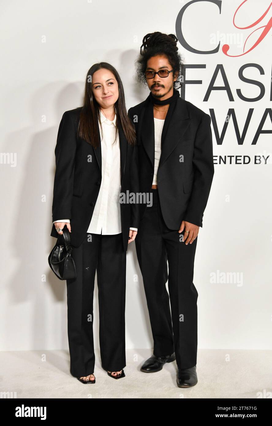Willa Bennett, left, and Connor McKnight attend the CFDA Fashion Awards ...