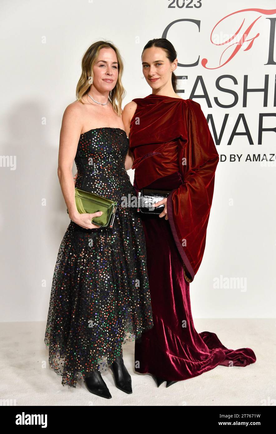 Brett Heyman, left, and Devon Lee Carlson attend the CFDA Fashion ...