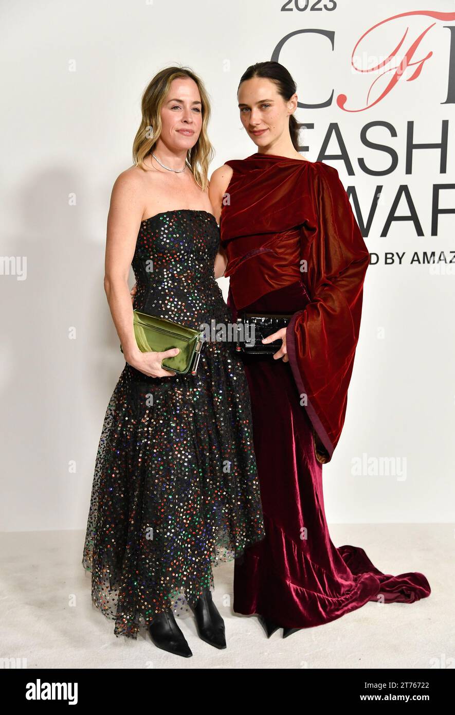 Brett Heyman, left, and Devon Lee Carlson attend the CFDA Fashion ...