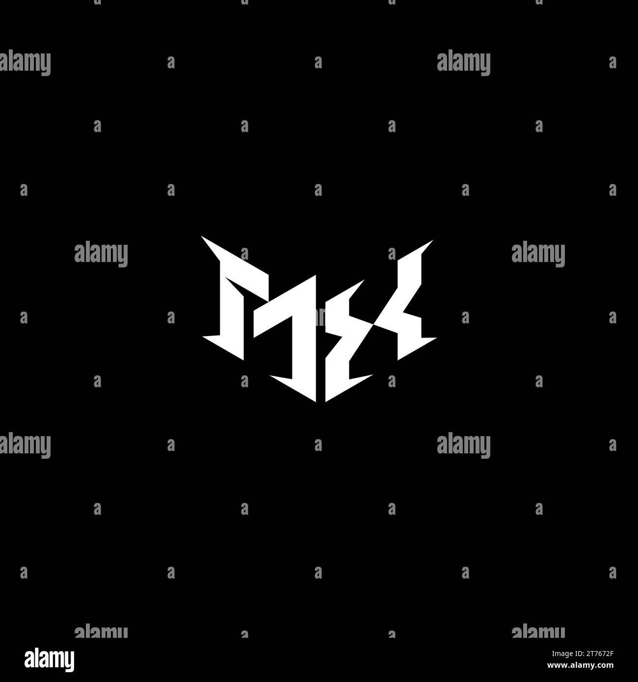 Mx letter design Black and White Stock Photos & Images - Alamy