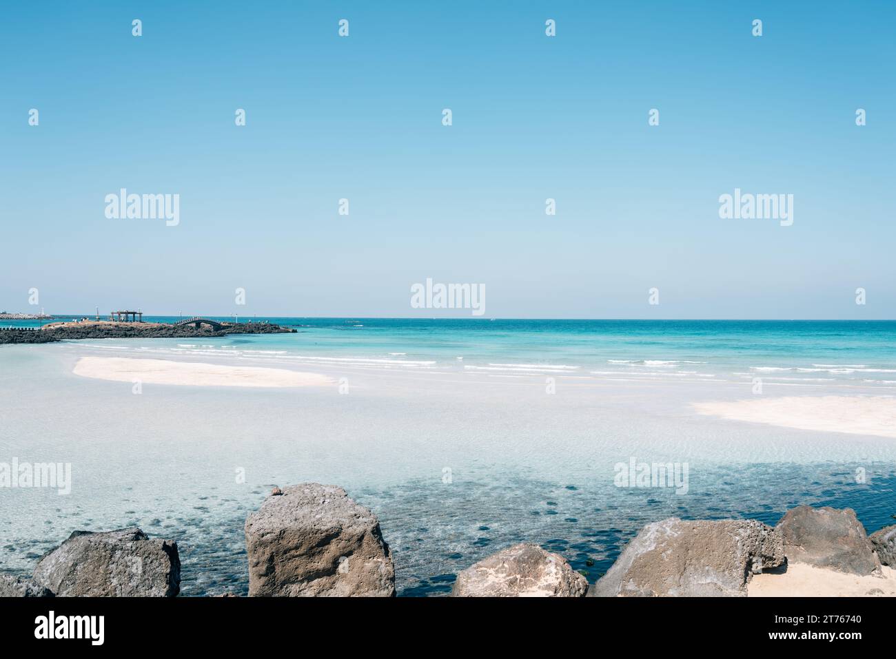 Hamdeok Beach in Jeju island, Korea Stock Photo - Alamy