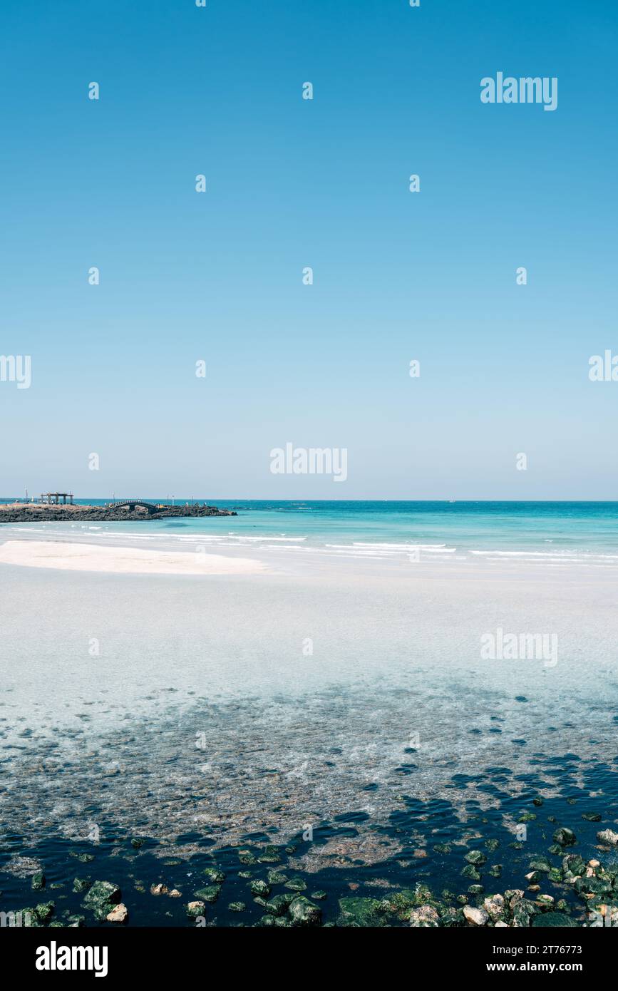 Hamdeok Beach in Jeju island, Korea Stock Photo - Alamy
