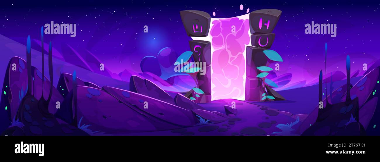 Fantasy portal - entrance to parallel reality, another dimension or ...