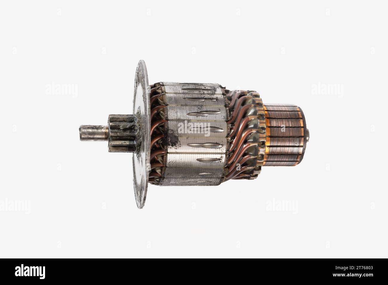 top view machine part on a white background Stock Photo - Alamy