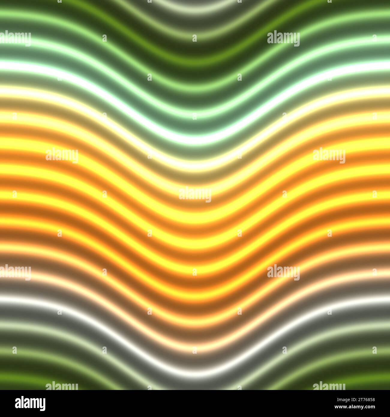 wavy pattern texture symmetrical with green and orange gold waves Stock ...