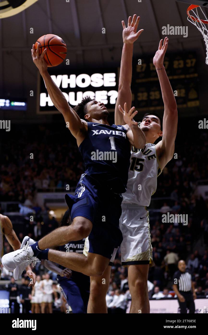 WEST LAFAYETTE, IN - NOVEMBER 13: Xavier Musketeers guard Desmond ...