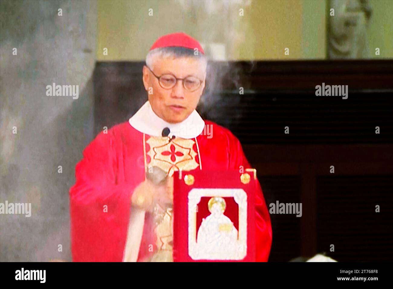 FILE - Hong Kong's Bishop and new Cardinal Stephen Chow presides over ...