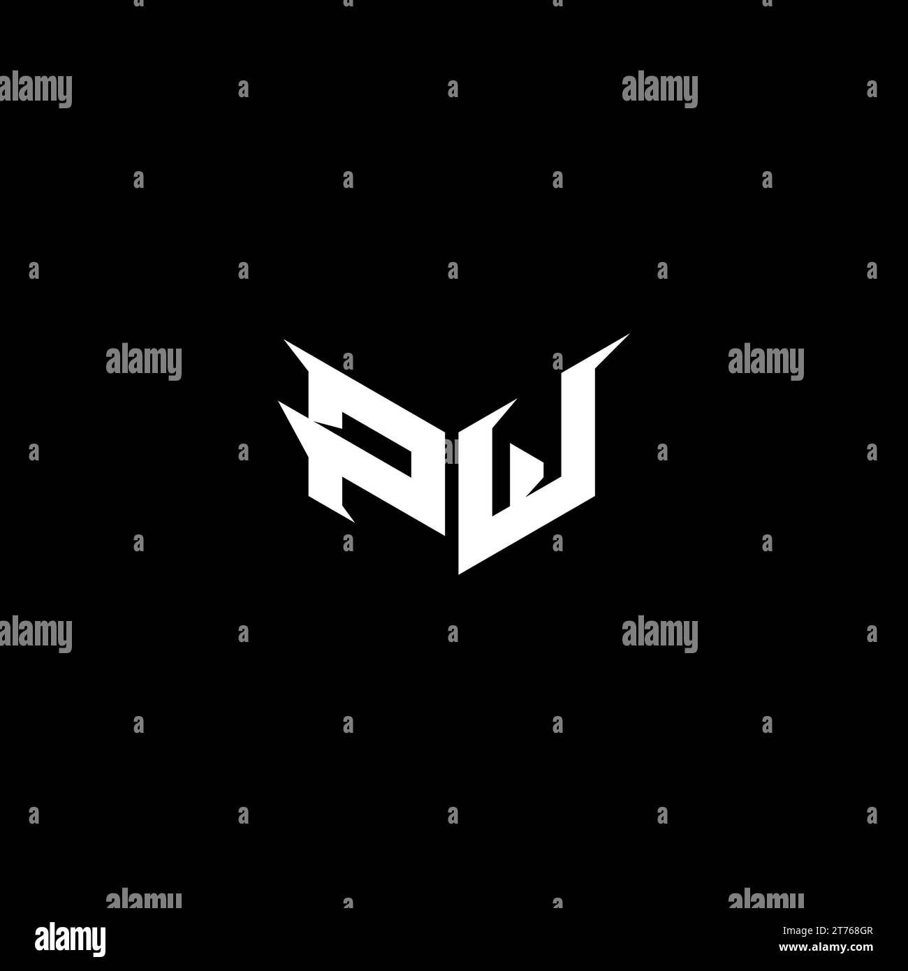 Logo pw vector vectors hi-res stock photography and images - Alamy