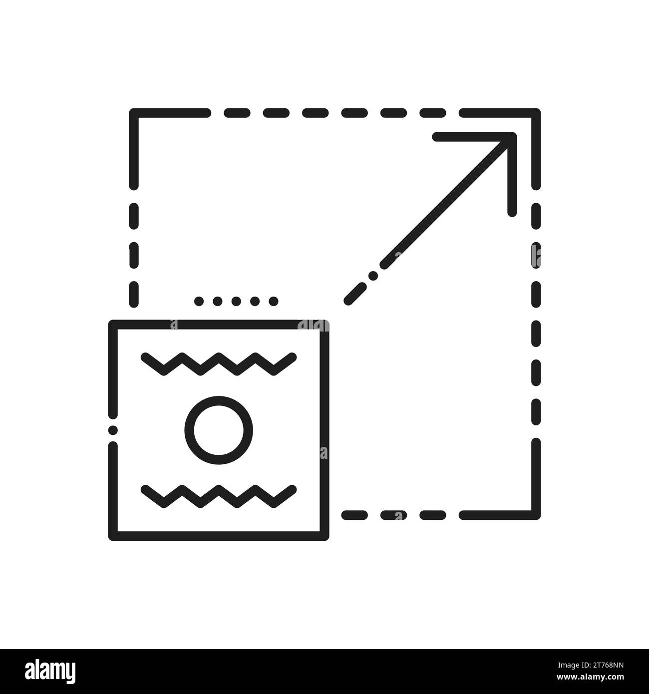 Scalability Icon Scalable Sign Scale Enlarge Vector Reduce Expand