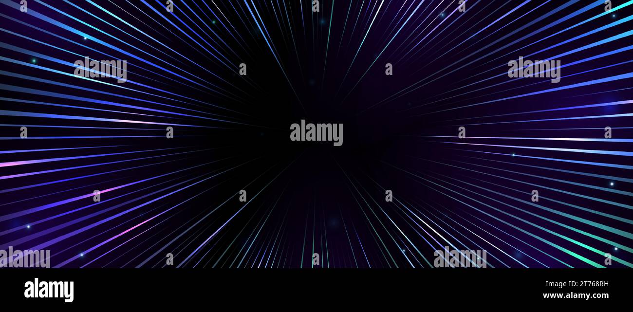 Radial neon light trails. Blue purple and green glowing rays wallpaper ...