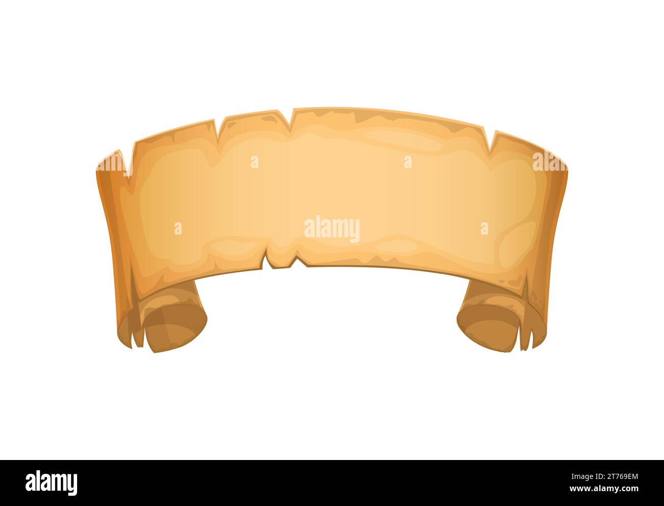 Old manuscript, vintage paper scroll, ancient treasure map parchment ...