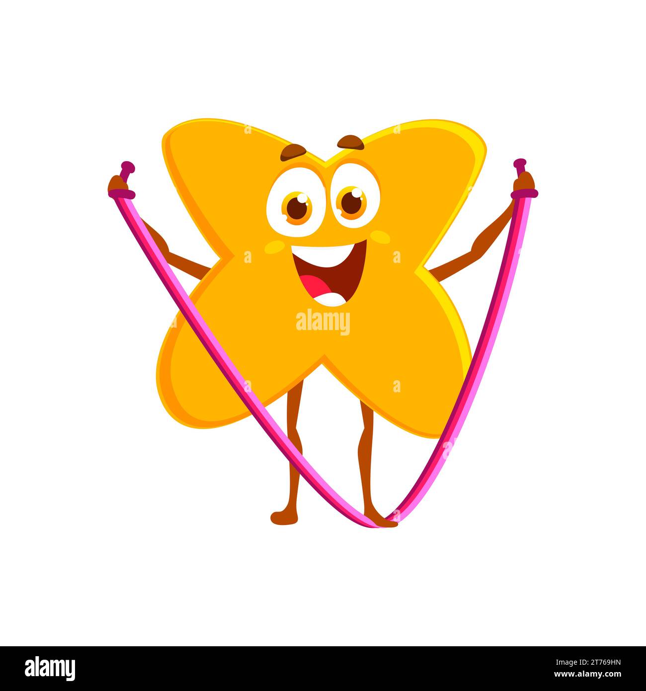 Cartoon funny multiplication sign sportsman character. Arithmetic ...