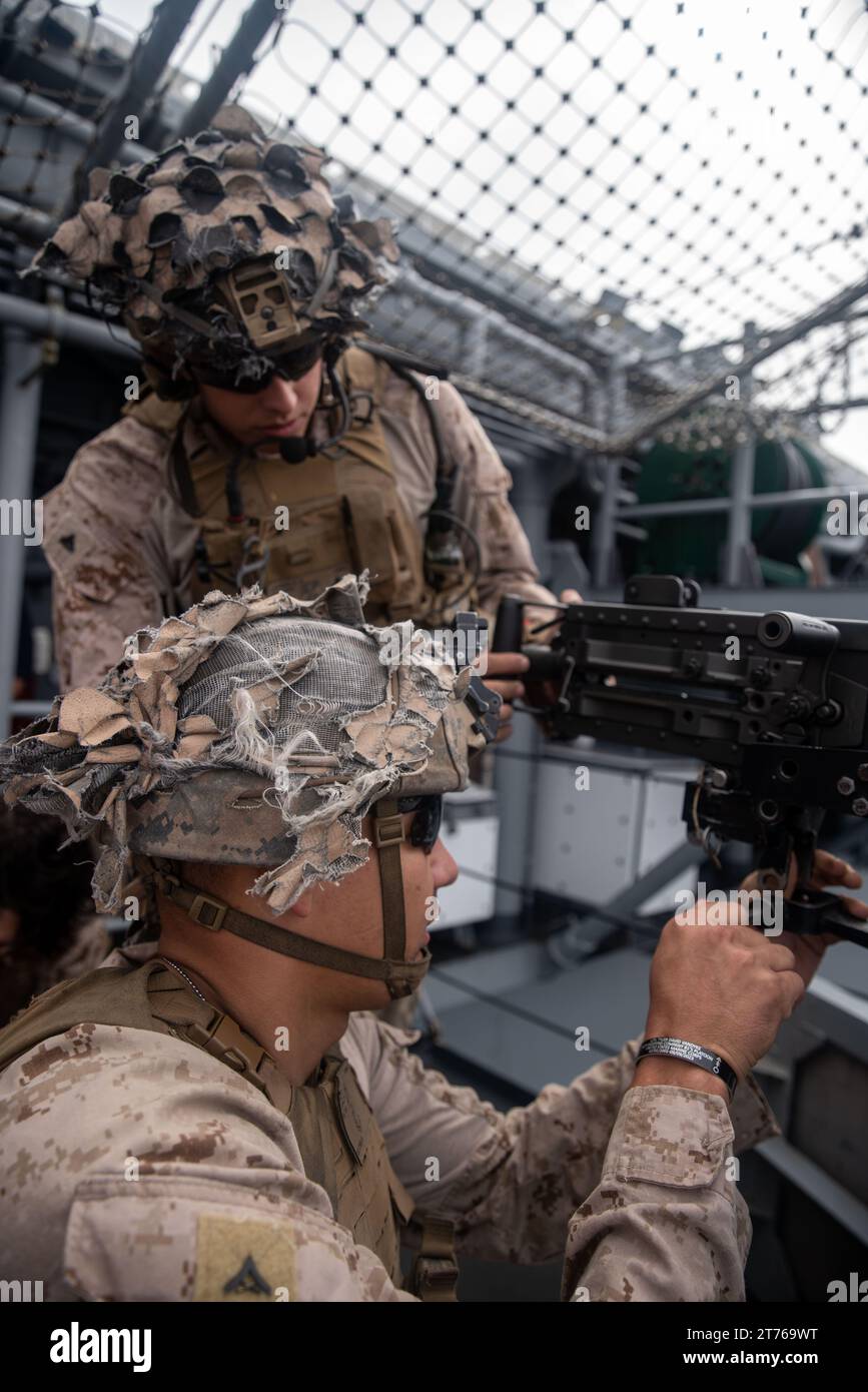 U.S. Marines assigned to Battalion Landing Team 1/5, 15th Marine ...